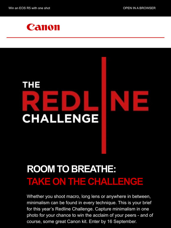 Canon: Introducing the Redline Challenge 2023 | Milled
