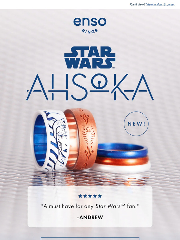 Enso Rings: Ahsoka Tano rings join the collection | Milled