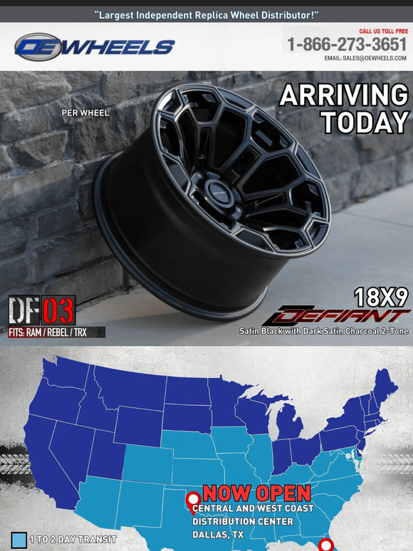 OE Wheels: Our New Texas Hub is Now Open for Faster Transit Times: Call ...