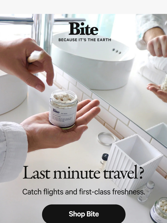 Bite: TSA approved 🛩️ | Milled