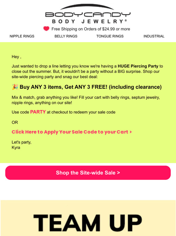 Body Candy: Piercing Party 🎁 Open Your Gift | Milled