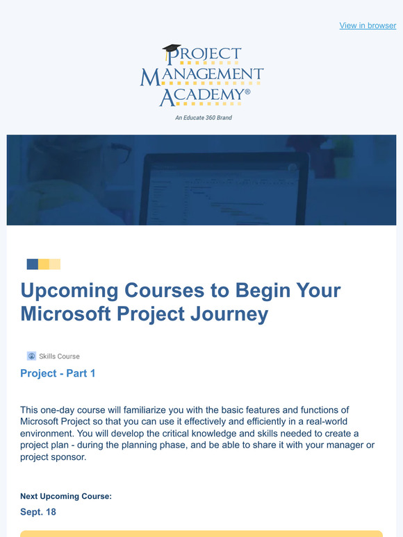 Project Management Academy: Build your Microsoft Project Skills with ...