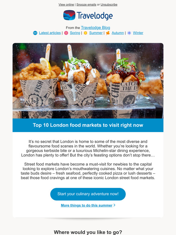 Travelodge: Indulge in diverse flavours at London's top 10 food markets ...