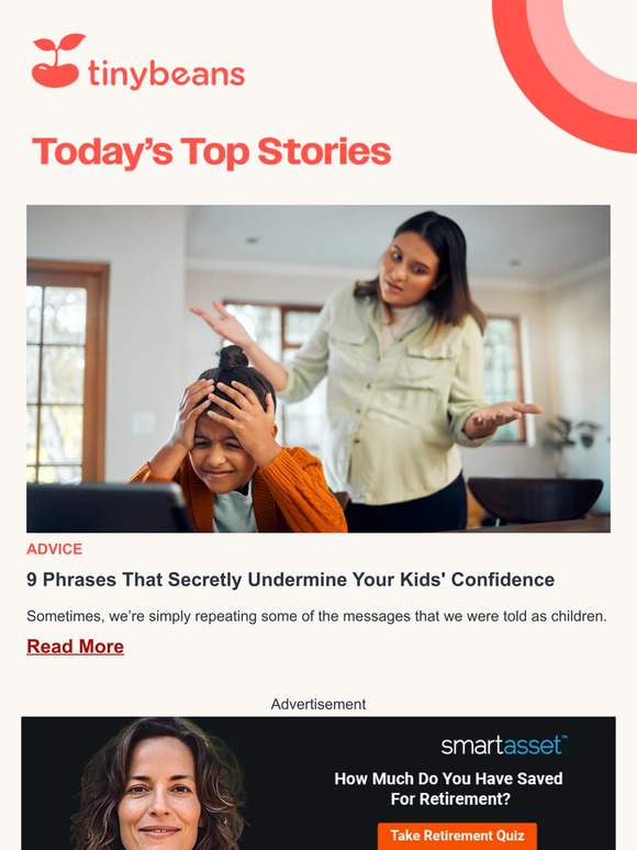 Tinybeans: 9 Phrases That Secretly Undermine Your Kids’ Confidence | Milled