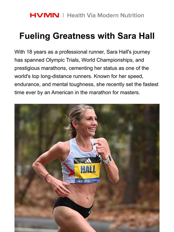 HVMN: Sara Hall's Secret to Success | Milled