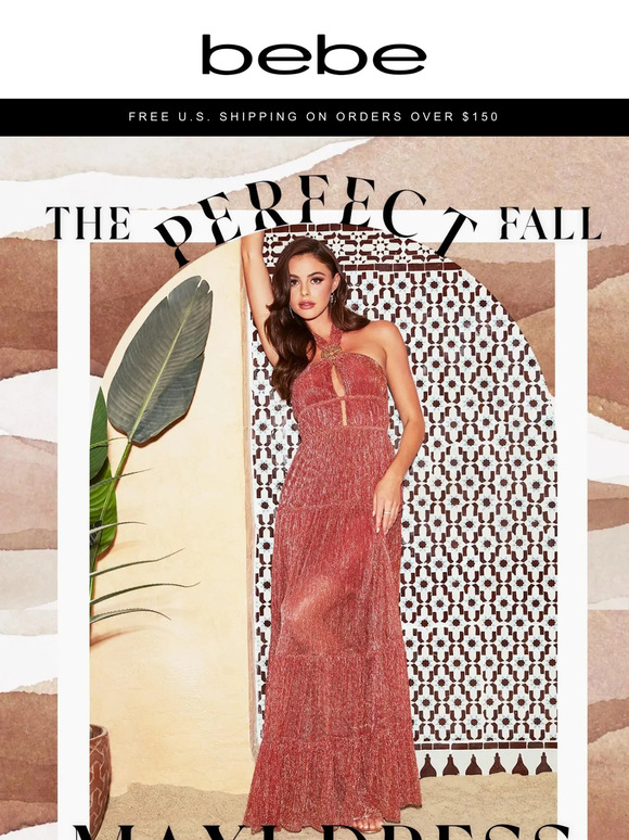 Bebe: New Arrival: The Fall Maxi Dress You've Been Waiting For! | Milled