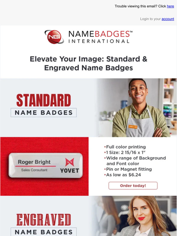 Name Badges International: Strengthen Your Brand: Professional Name ...