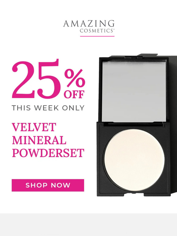 Amazing Cosmetics: 25% OFF our viral Powderset! | Milled