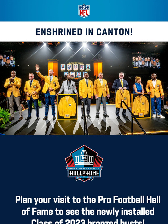 NFL Gamepass: The HOF Class of 2023 Busts now on display | Milled