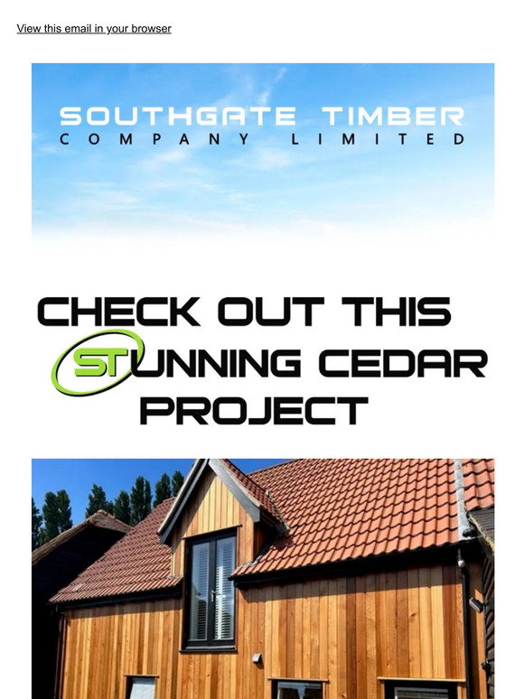 Southgate Timber: Check Out This Western Red Cedar Cladding Project ...