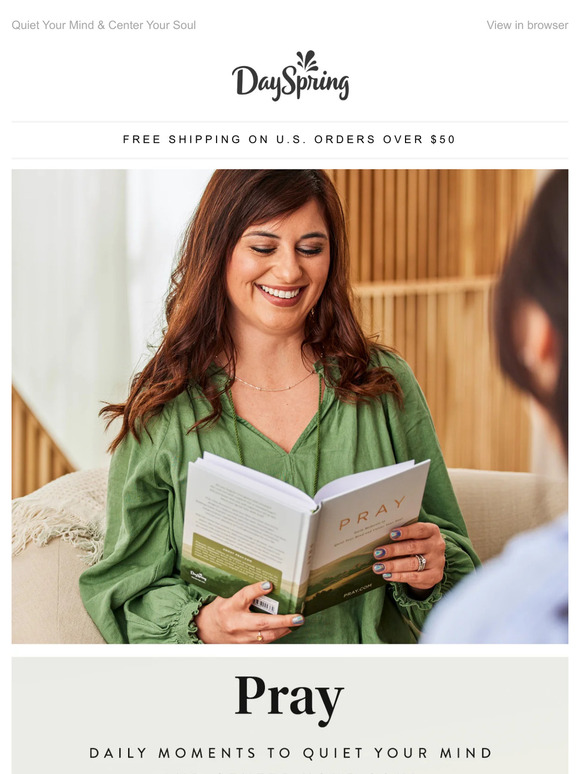 DaySpring: Pray: New Daily Moments to... | Milled