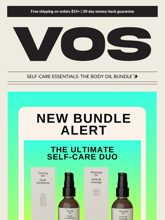 VOS Body: Self-Care Essentials: The Body Oil Bundle | Milled