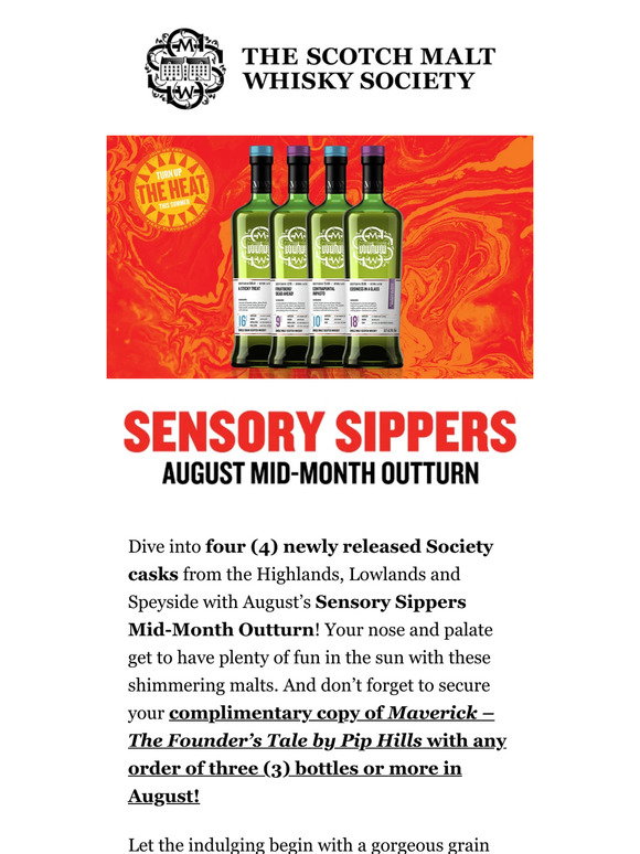 The Scotch Malt Whisky Society: August Mid-Month Outturn: Sensory ...
