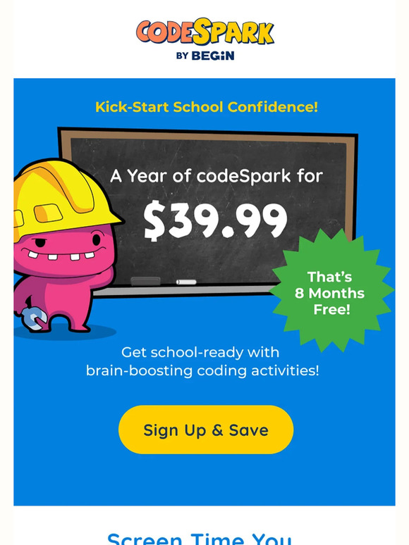 CodeSpark: Jump-Start Your Kid's Love for Coding! | Milled