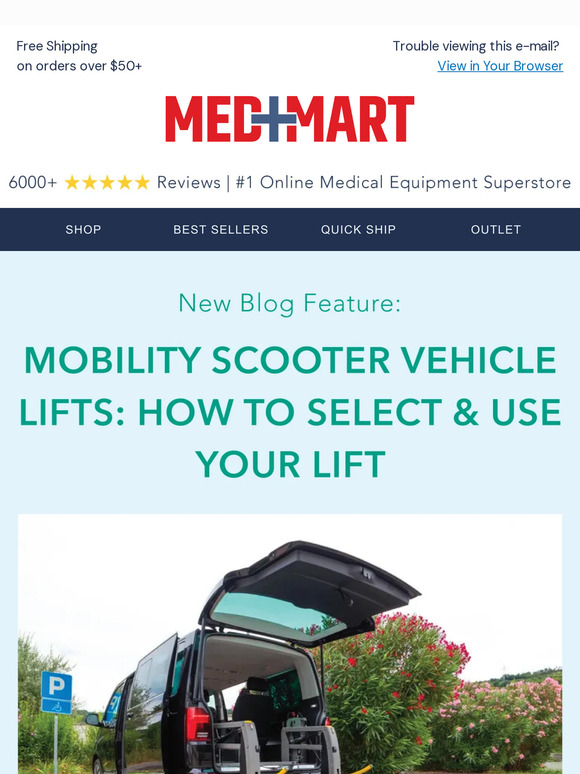 Med Mart: Blog Feature: Mobility Scooter Vehicle Lifts: How to Select ...