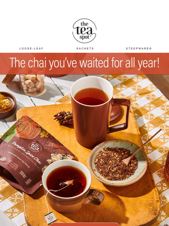 The Tea Spot: Fall in a cup is here! 🍂 | Milled