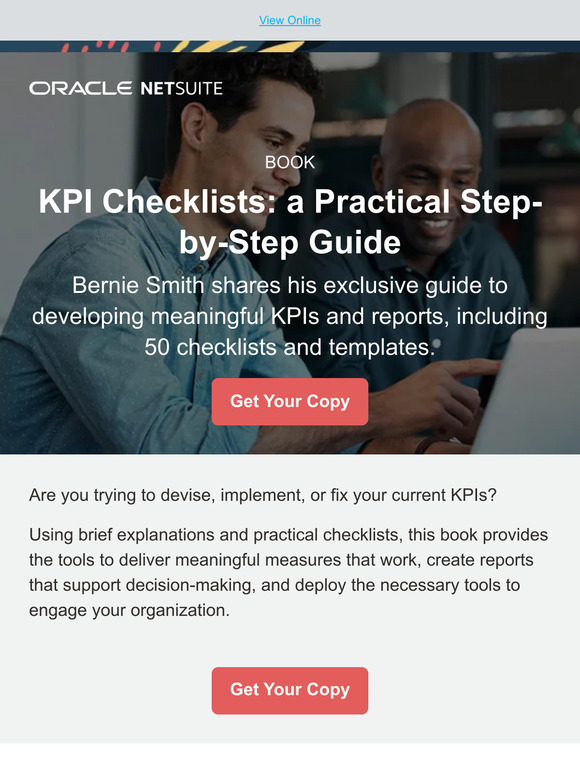 NetSuite: KPI Checklists: a Practical Step-by-Step Guide [Free Book ...