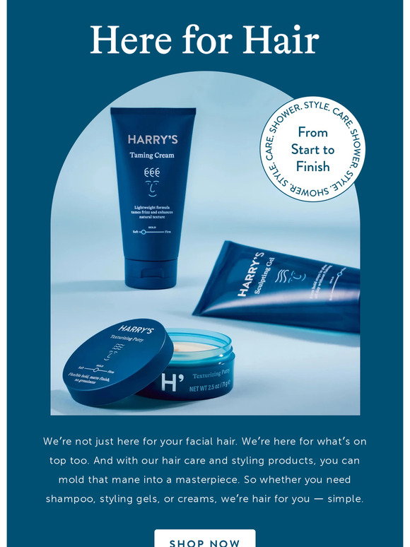 Harry's: We’re always hair for you. | Milled