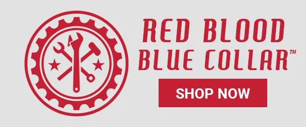 Grunt Style: Red Blood Blue Collar: A T-Shirt For Every Job 💪 | Milled