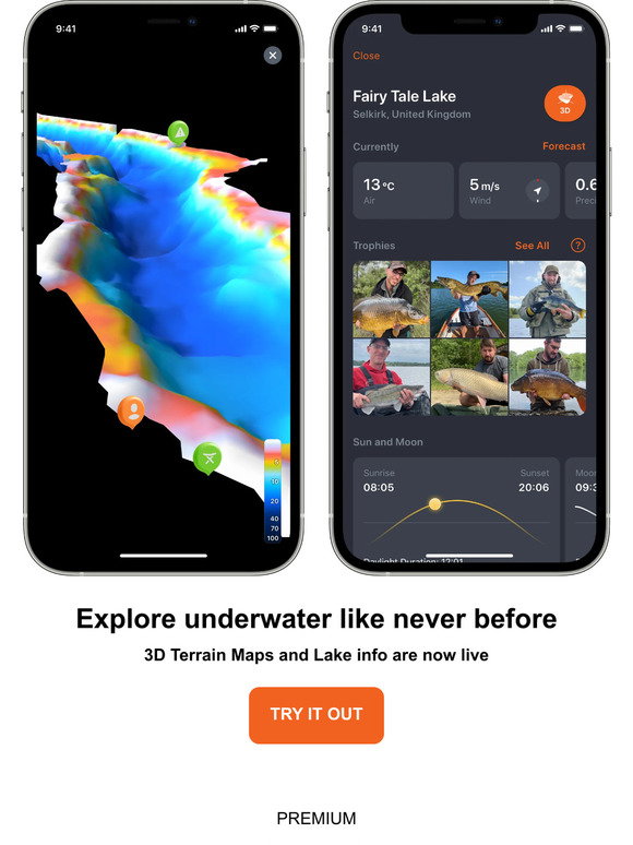 Deeper: 3D Terrain Maps and Lake Card now live! | Milled