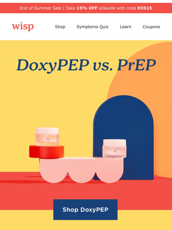 Wisp: DoxyPEP vs. PrEP | What's the difference? | Milled