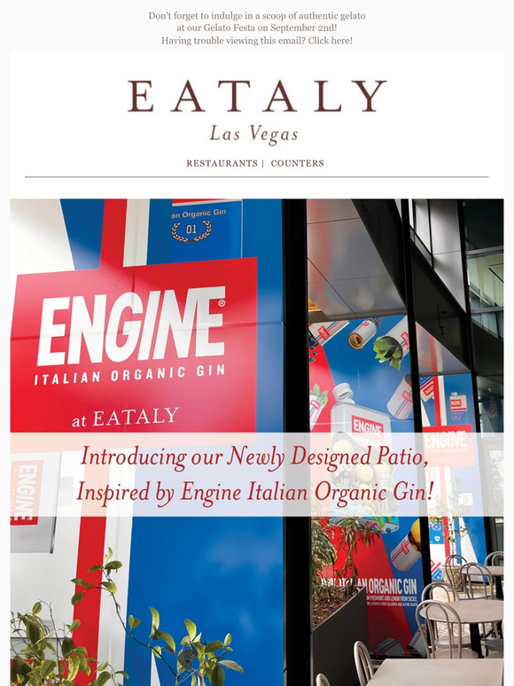 Eataly: Introducing our Newly Designed Patio, Inspired by Engine ...