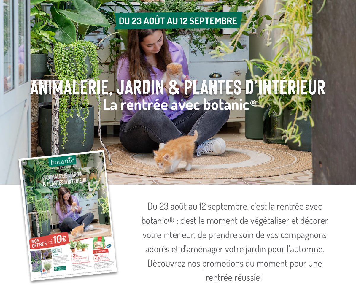Botanic: ⏱🌿 Préparez votre rentrée avec botanic® | Milled