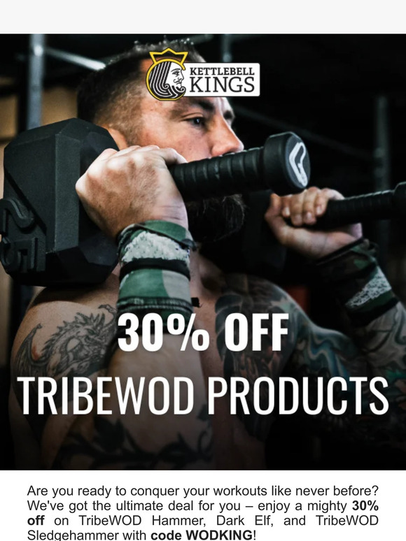 Kettlebell Kings: 30% Off TribeWOD: Unleash Your Inner WOD King | Milled