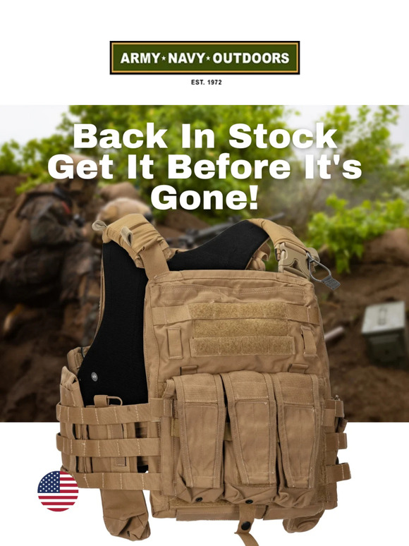 Army Navy Outdoors: Our Most Requested Gear Back In Stock! Crye Plate ...