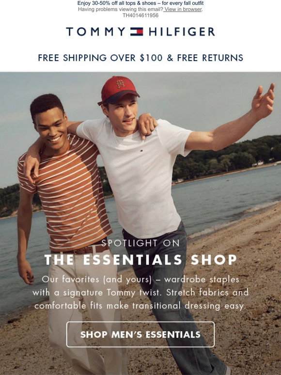 Tommy Hilfiger: SPOTLIGHT ON: The Essentials Shop 👕 | Milled