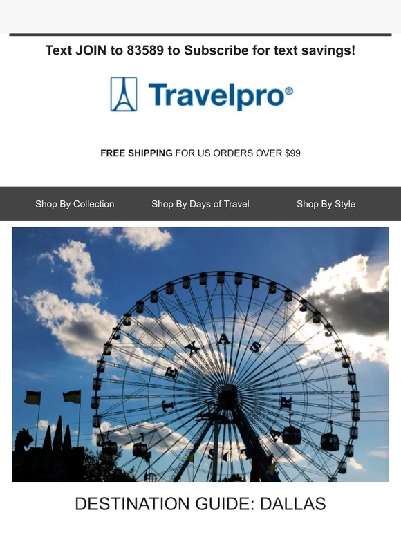 Travelpro: Destination: Dallas | Milled