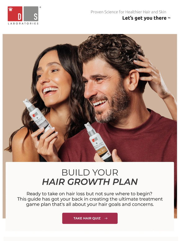 DS Laboratories: Growth Goals: Your Hair Plan Awaits | Milled