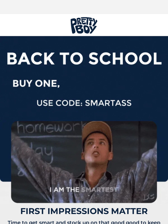 PrettyBoy: Back to School📚: Buy One Get One 50% Off | Milled