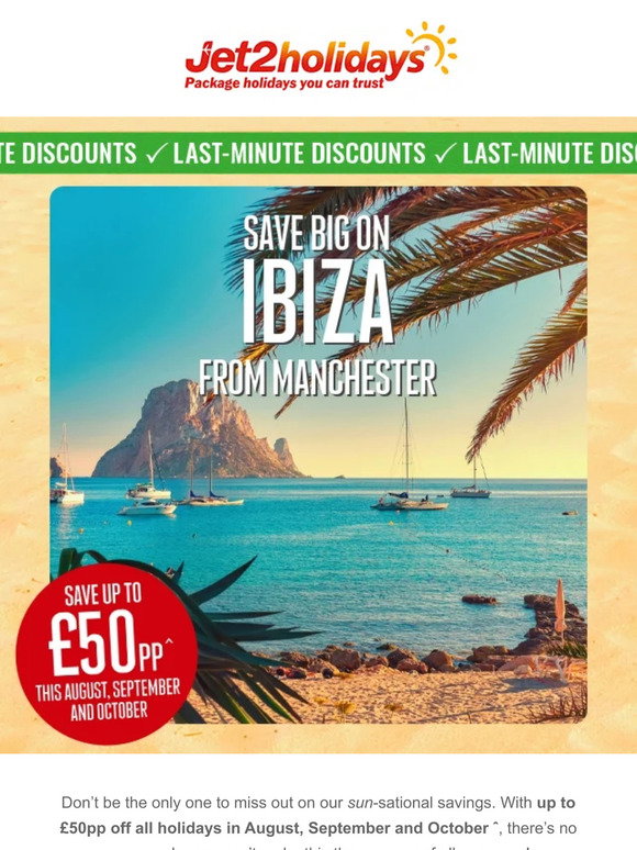 Jet2holidays: Save big on Ibiza | Milled