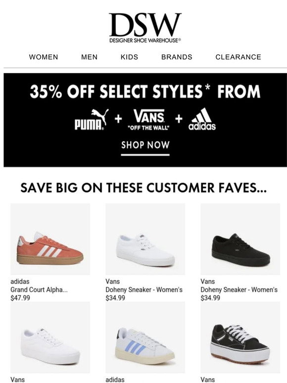 DSW: FYI: 35% off must-own styles >>> | Milled