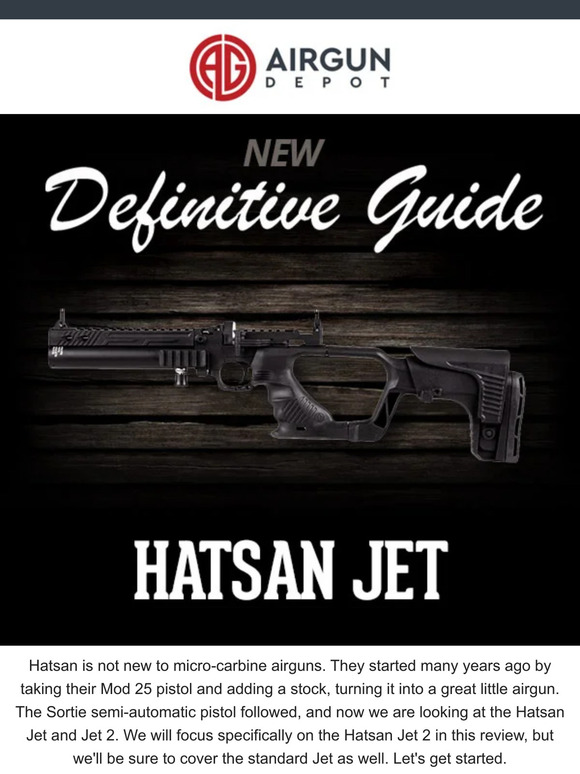 Airgun Depot: 📖Definitive Guide: Hatsan Jet | Milled