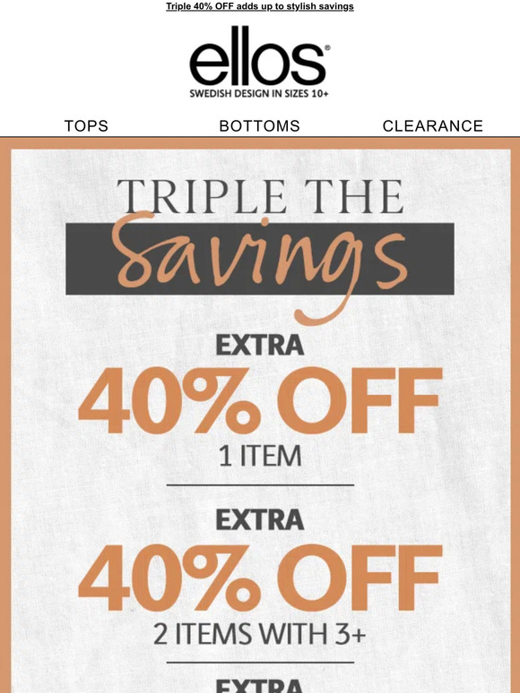 Ellos Sverige: ⚾Congratulations, you hit a triple! | Milled