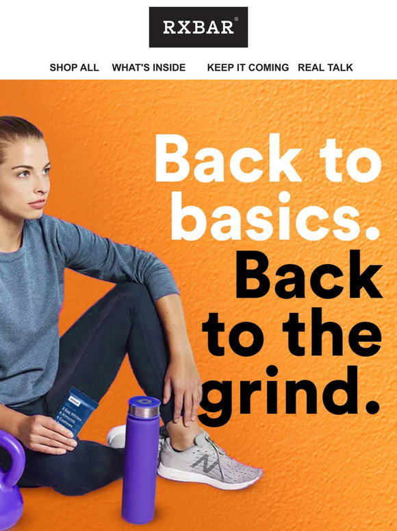 RXBAR: Back to the Grind Checklist: RXBAR | Milled