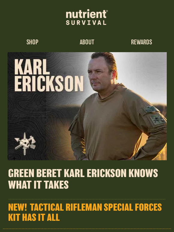 Nutrient Survival: NEW! TACTICAL RIFLEMAN SPECIAL OPS BUCKET | Milled