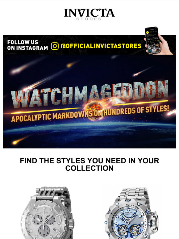 Invicta: Doomsday Deals Are Here⚠️WATCHMAGEDDON💥 | Milled
