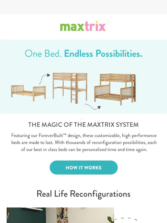 Maxtrix Kids Furniture: Watch Our Beds Grow: Four Real Room Examples ...
