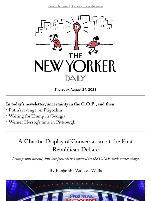 The New Yorker: A Chaotic Display of Conservatism at the First ... The New Yorker: A Chaotic Display of Conservatism at the First ...