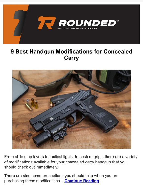 Concealment Express: 9 Best Handgun Modifications for Concealed Carry ...