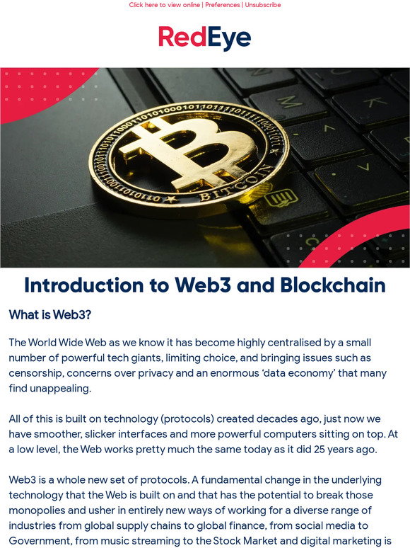 RedEye: An introduction to Web3 and Blockchain 💸 | Milled