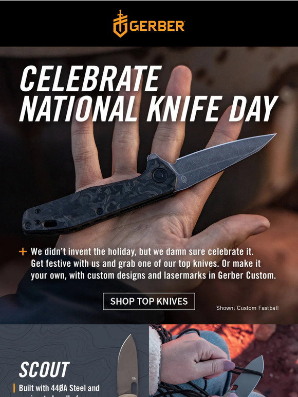 Gerber Gear: Get festive: it's National Knife Day. | Milled