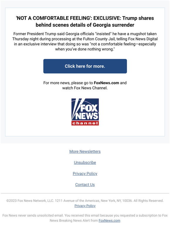 Fox News: 'NOT A COMFORTABLE FEELING': EXCLUSIVE: Trump shares behind ... Fox News: 'NOT A COMFORTABLE FEELING': EXCLUSIVE: Trump shares behind ...