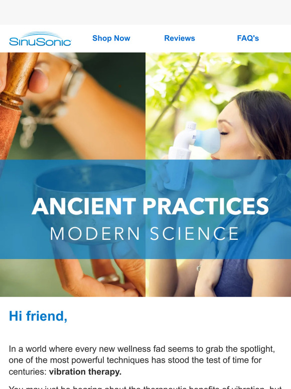 SinuSonic: This Ancient Technique Can Clear Your Congestion | Milled