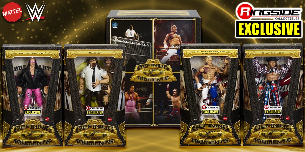 WWE Shop: WWE Defining Moments Exclusive Figures! | Milled