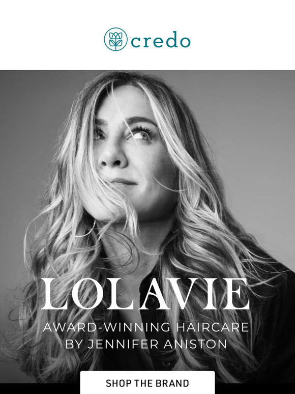 Credo Beauty: Now at Credo: Jennifer Aniston's award-winning hair care | Milled