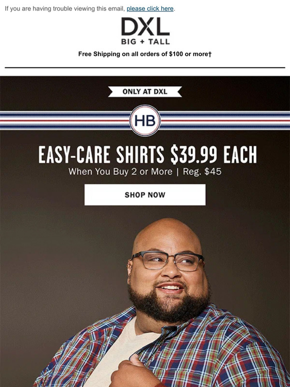 DXL: Easy-Care Shirts You Can Only Get Here. | Milled